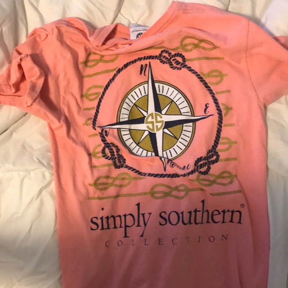 Simply Southern | Tops | Simply Southern Pink Shirt Cheap And Cute ...
